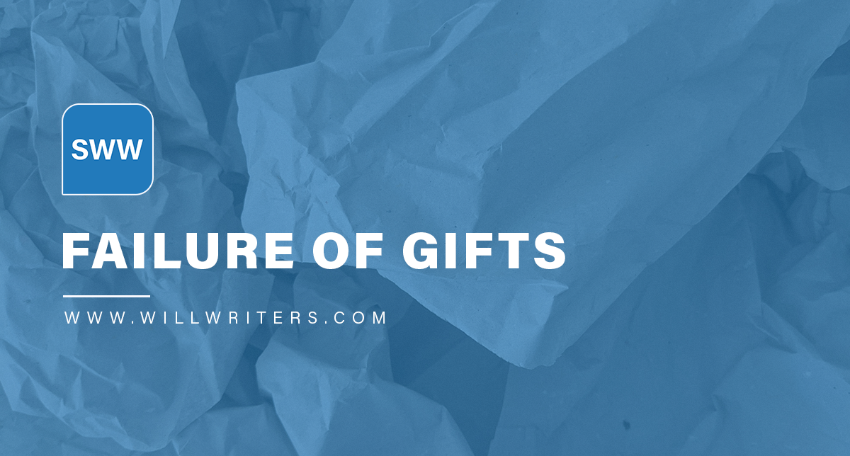Failure of Gifts - The Society of Will Writers
